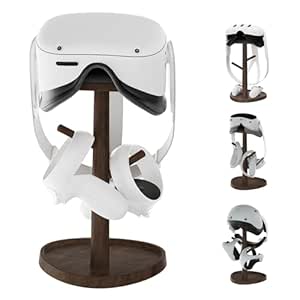 RCGEEK HiBloks VR Stand Accessories, Wooden Headset Display Holder ...
