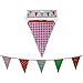 Carousel Home Fun Garden Party Vintage Print Plastic Bunting 10 Meters ...