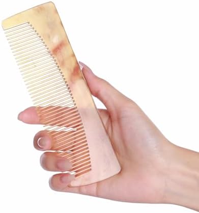 Amazon.com : SC123 Untreated 6.3 inch Real Ox Horn Hair Growth Comb ...