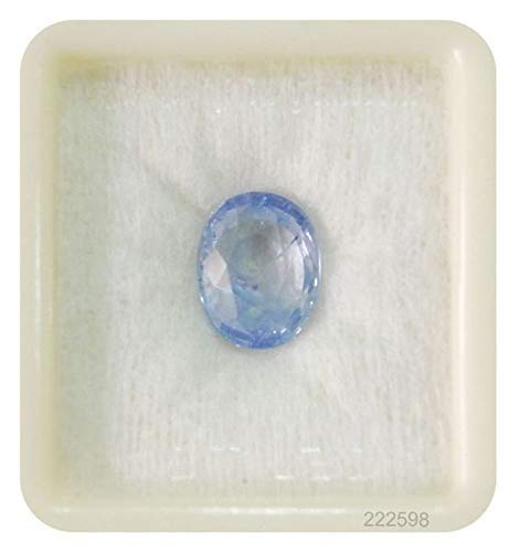 Arpita Gems Ceylon Blue Sapphire/Neelam/Nilam Natural Gemstone with Lab ...
