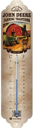 Nostalgic Art-John Deere Farming Traditions Thermometer : Amazon.co.uk