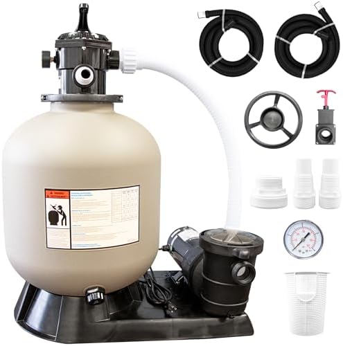 Amazon.com : Hayward W3S210T93S ProSeries 21 In., 1.5 HP Sand Filter ...