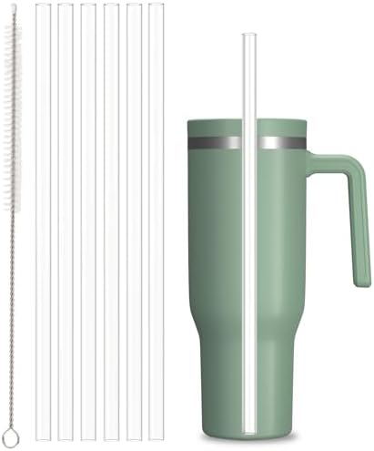 Amazon.com: 6Pack Replacement Straws for Hydrapeak Voyager 40 oz ...