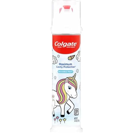 Amazon.com: Colgate Kids Unicorn Toothpaste Pump, 4.4 Ounces : Health ...