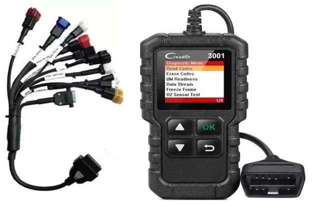 Xsentuals Launch 3001 obd2 Scanner for Bike bs6 + 11 Coupler Cable 👉 ...