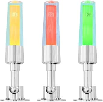 Amazon.com: Led Three-Color Warning Light 3 Colors in 1 Layer Machine ...
