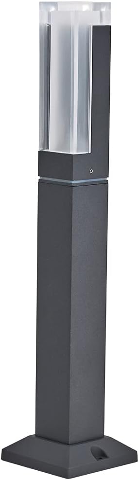 LEDMO 12W Lampione da giardino 3000K Bianco caldo Palo luminoso da ...