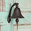 Amazon.com: Colonial Tin Works Cast Iron Logan Dinner Bell with Bracket ...