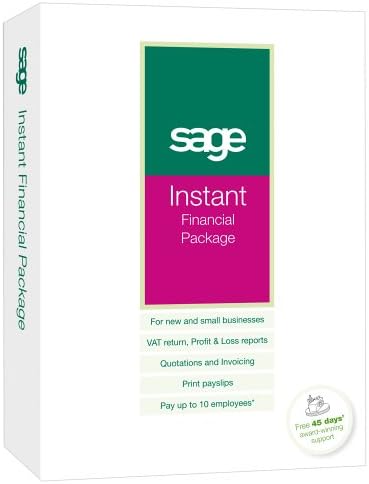 Sage Instant Financial Package (PC) : Amazon.co.uk: Software
