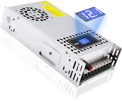 Amazon.com: BOSYTRO AC to DC Converter 48V DC Power Supply Adjustable 0-48V 0-12.5A SMPS Max ...