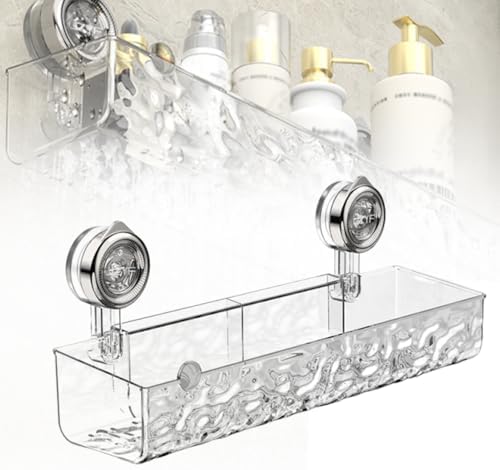 Amazon.com: AYWSTC Shower Caddy Suction Cup, Wall Mounted Suction ...