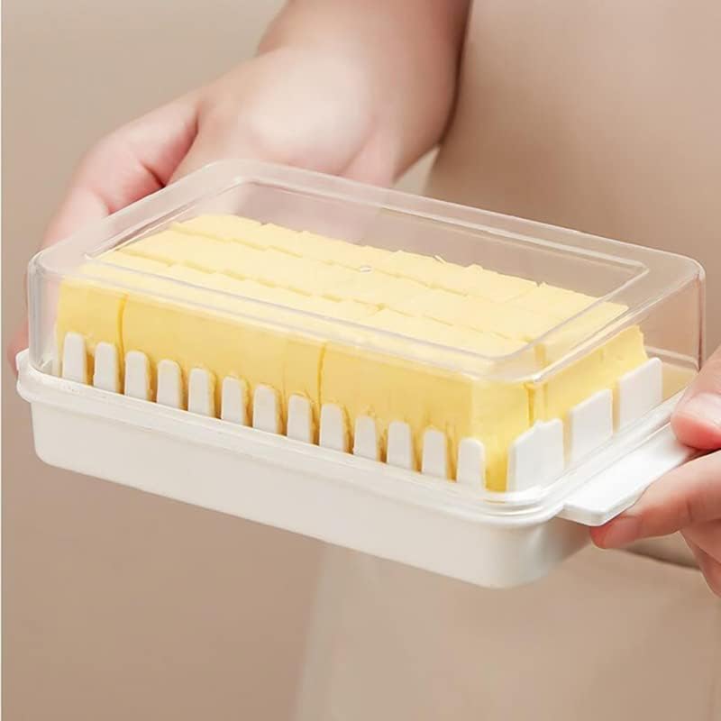 Buy Black Olive Plastic Butter Box with Lid- Multipurpose Transparent ...
