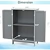 Amazon.com: Giantex Storage Cabinet with Doors and Shelves ...