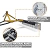 Amazon.com : YINTATECH 3 Point Rock Rake, Landscape 3 Point Rake for ...