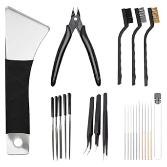 3D Printer Cleaning Tool Set - 6-in-1 3D Printer Accessories Kit ...