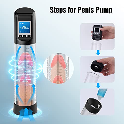 Snapklik.com : Electric Vacuum Vibrating Penis Pump - 6 Suction & 9 ...