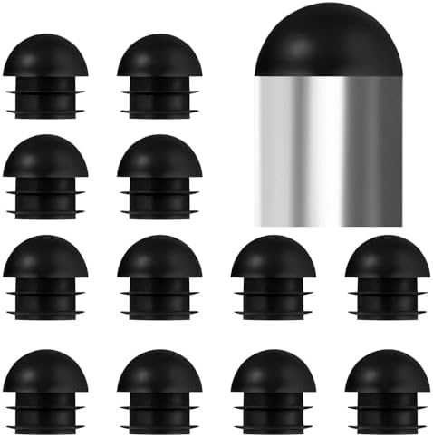 ZEYIYER 12PCS Chair Leg Caps, 1 Inch Round Chair End Caps, Chair Leg ...
