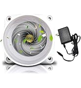 Amazon.com: TTiiLoe 50mm 2 Inch Small Duct Fan with 40mm PVC Pipe ...