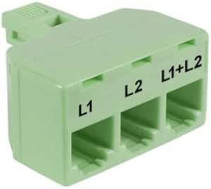 Amazon.com: VISTRIC 2-Line Telephone Splitter-Separator, for Splitting ...