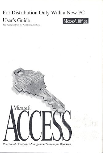 Microsoft Access, Version 2.0: User's Guide | Amazon.com.br