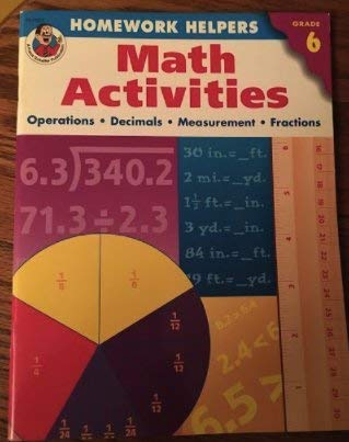 Math Activities Grade 6: Frank Schaffer Publications: 9780867348392 ...