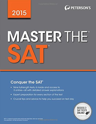 Amazon.com: Master the SAT 2015: 2015768938678: Peterson's: Books