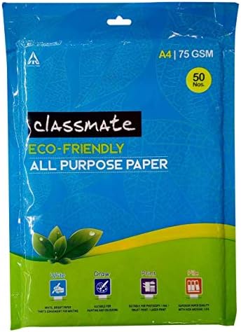 Classmate All Purpose Paper (50 Sheets) - A4 : Amazon.in: Office Products