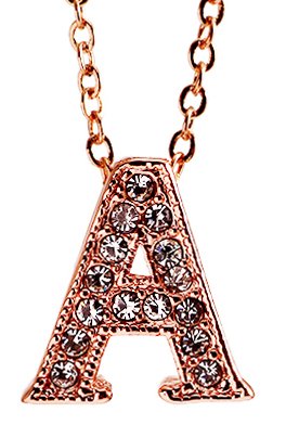 YouBella Best Valentine Gifts Jewellery Alphabet Letter A Unisex ...