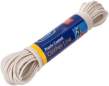 HOMESHOPA Washing Line Rope, Heavy Duty Steel Core & PVC Plastic ...