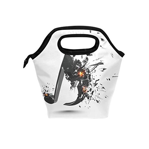 FAJRO Musical Note Blast lunch organizer containers Lunch Bag - Want It All