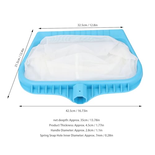 AUNMAS Professional Pool Skimmer Net Replacement, Heavy Duty Swimming ...