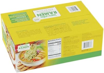 Amazon.com: Lemonilo Ramen - Chick'n Curry Soup - Healthy Instant Ramen ...