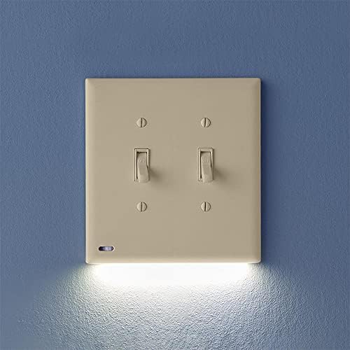 2 Pack - SnapPower SwitchLight [for Double-Gang Light Switches] - Light ...