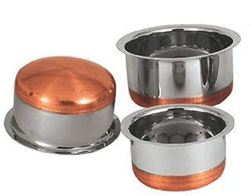 Buy Buffy Stainless Steel Copper Base Induction Patila/Handi/Bhagona ...