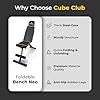 The Cube Club Neo Heavy Duty Foldable Gym Bench Multipurpose Full Body ...