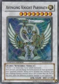 Amazon.com: Yu-Gi-Oh! - Avenging Knight Parshath (TDGS-ENSP1) - The ...