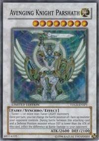 Amazon.com: Yu-Gi-Oh! - Avenging Knight Parshath (TDGS-ENSP1) - The ...