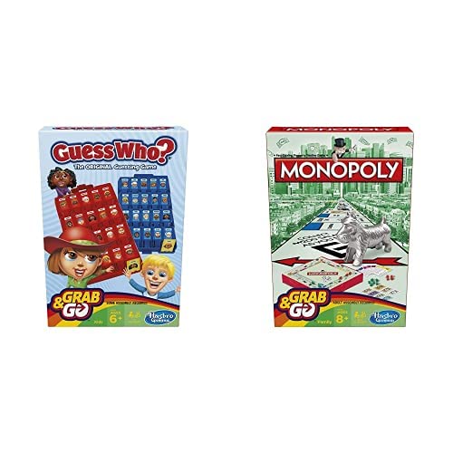 Buy Hasbro Gaming Guess Who? Grab and Go Game, Original Guessing Game ...