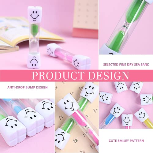 4 Pieces Brushing Timer Toothbrush Timer for children 3 Minute Sand ...