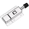 uxcell Door Barrel Bolt, Stainless Steel Security Push Button Spring ...