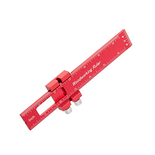 Snapklik.com : Woodworking Ruler Precision Pocket Rule - 6 Inch Metal ...
