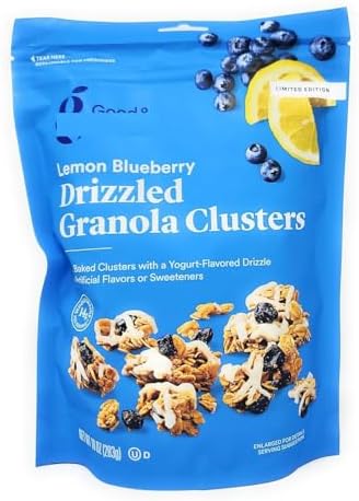 Amazon.com: Lemon Blueberry Drizzled Granola Clusters | Limited Edition ...