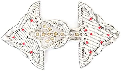 Amazon.com: SEW TRENDS Frogs Closures Hand Embroidery Bullion Wire Hook ...