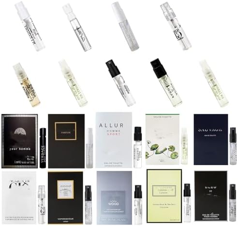 Amazon.com : 9pc Men's Cologne Gift Set - Designer Fragrance Samples ...