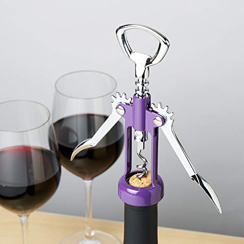 Snapklik.com : True Soar Winged Corkscrew Wine Opener - Self Centering Worm