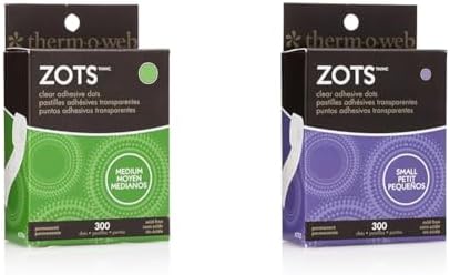 Amazon.com: iCraft Zots Clear Adhesive Dots, 3/8" Diameter, 300 Count ...