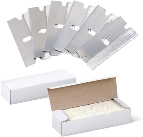 Amazon.com: 100 Count Single Razor Edge Blades – Premium SK5 Carbon ...