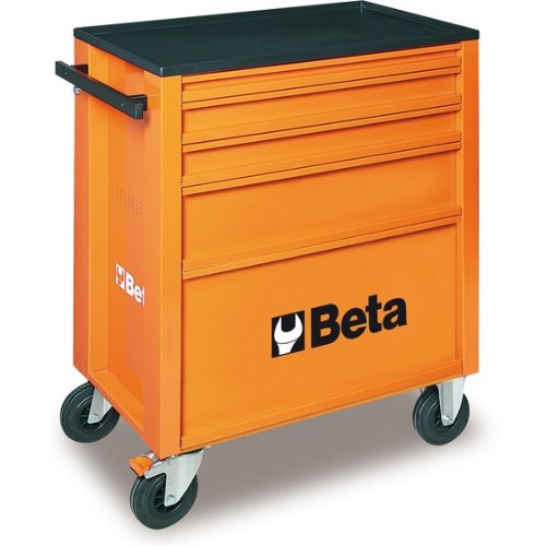 Beta CX24 O/W Mobile Roller Cab, with 5 Drawers, Orange Color ...