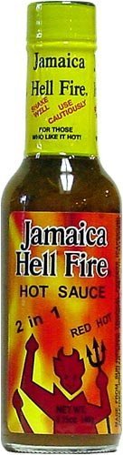 Amazon.com : Jamaica Hell Fire 2 n 1 Hot Sauce, 5 fl oz : Grocery ...