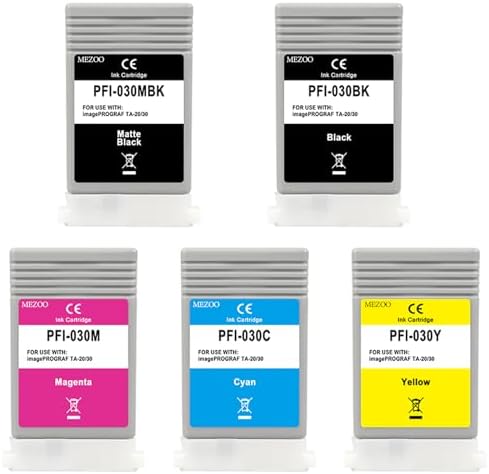 Amazon.com: High Yield PFI030 PFI 030 PFI-030 Ink Cartridge PFI-030MBK PFI-030BK PFI-030C PFI ...